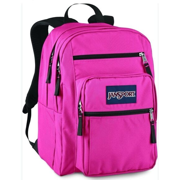 Jansport | Bags | Rare Jansportlargestudentbackpack In Hot Pink New No ...